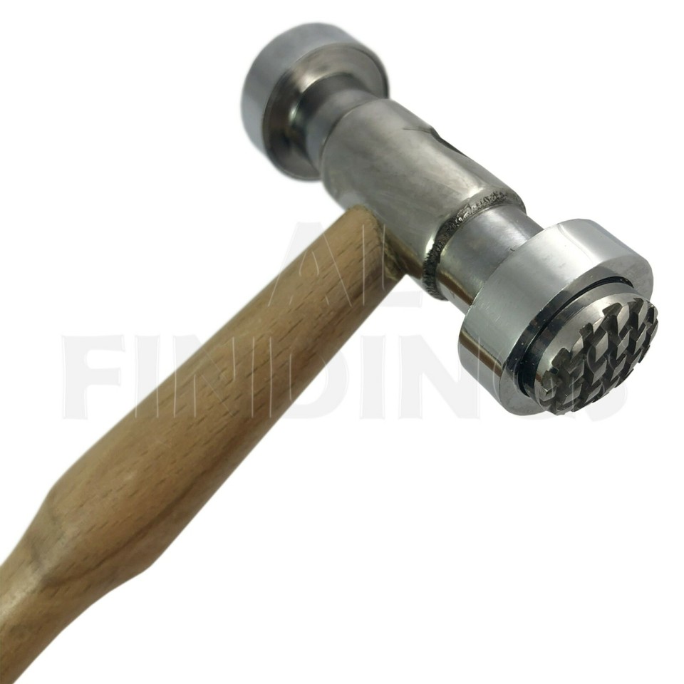 Set 9 Textured hammers metal assorted effects pattern craft Jewellery ...