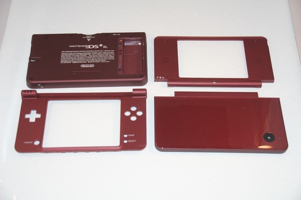Original Nintendo DSi XL Housing Shell Case Replacement Red NDSiXL ...
