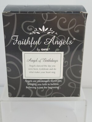 Faithful Angels Angel of Birthdays Pewter Figurine by Ganz -Pewter ...