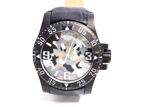 INVICTA Excursion Men 49.5mm Stainless Steel Black Black+White+Grey ...