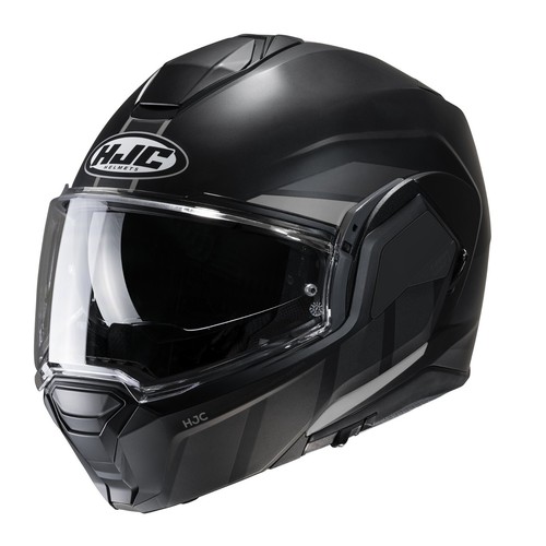 HJC i100 BEIS BLACK FLIP UP MODULAR MOTORCYCLE CRASH HELMET 180 ...