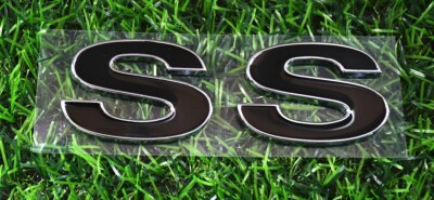 2Pcs Metal SS Emblem 3D Badge Logo for 96-02 SLP SS 12369965R Chrome ...