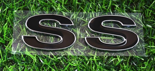 2Pcs Metal SS Emblem 3D Badge Logo for 96-02 SLP SS 12369965R Chrome ...