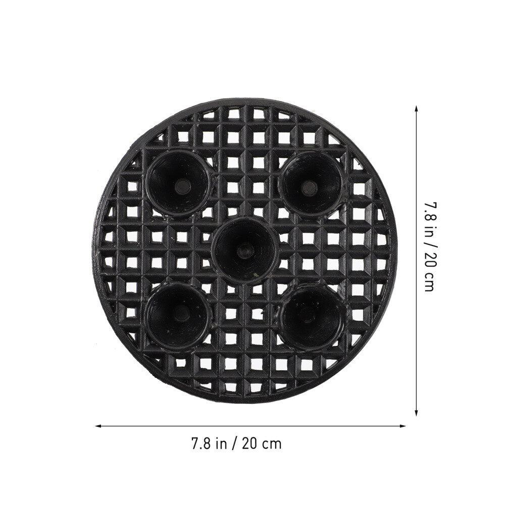 Flower Pot Mesh Pad Planter 5pcs Round Bottom Grid Mat for Outdoor Yard ...