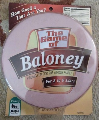 The Game Of Baloney Fibbing Fun For The Whole Family New & Sealed | eBay