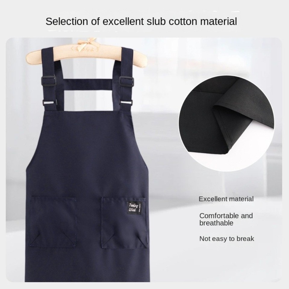 Oil-proof Working Clothes Waterproof Baking Overalls Cooking Apron ...
