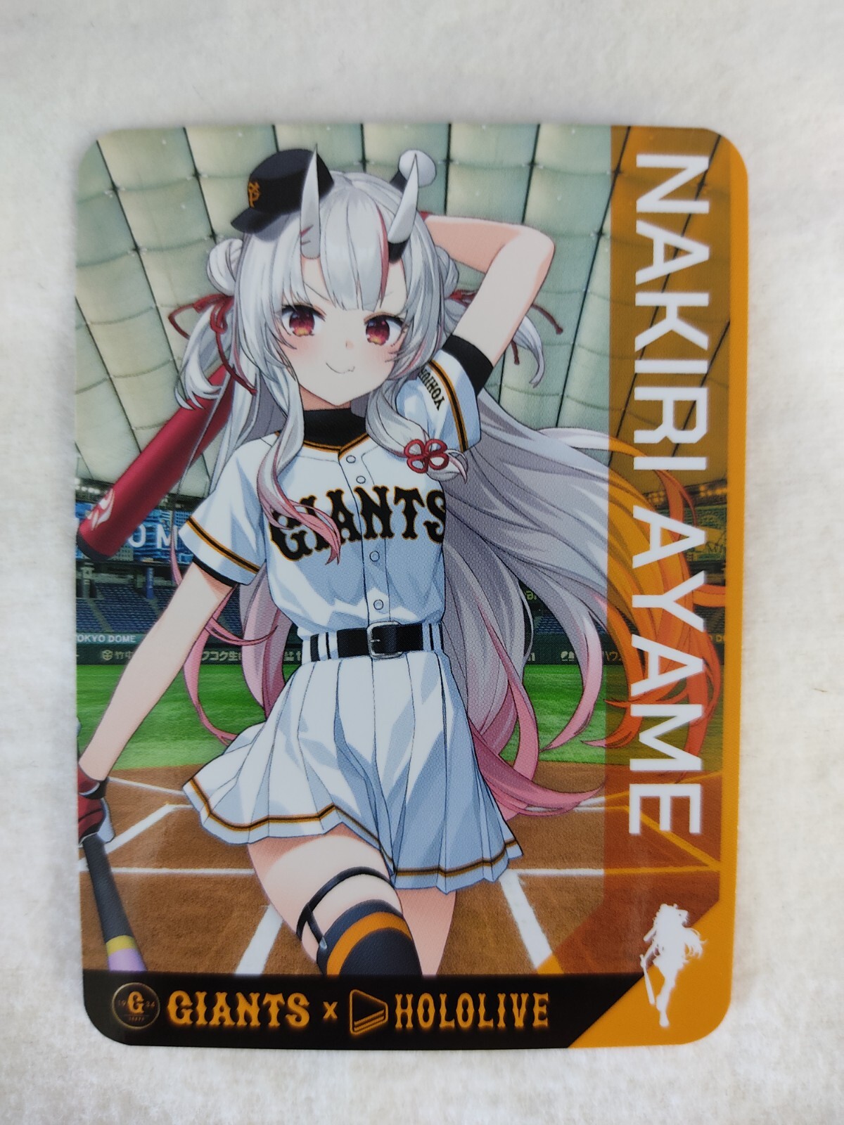 hololive Nakiri Ayame GIANTS Baseball card | eBay