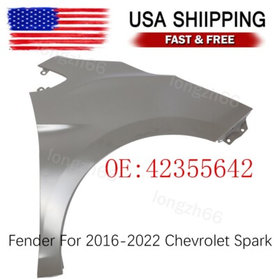 Front Fender For 2016-2022 Chevrolet Spark LS and LT Passenger Side ...