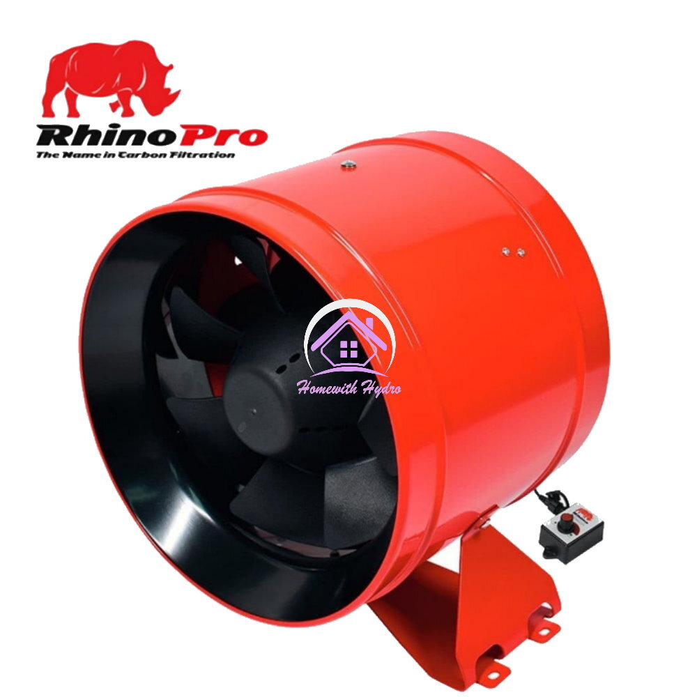 Rhino Ultra EC Digital Fan 8" 10" Extraction Quiet Pro + Fan Speed ...