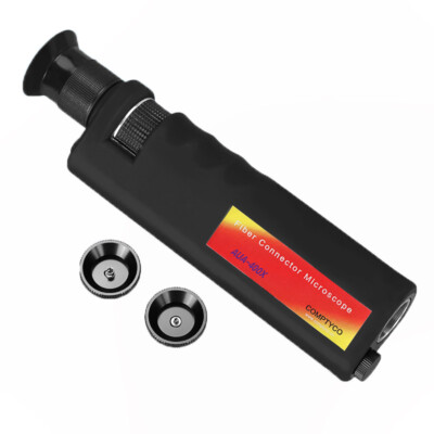 Handheld 400X Fiber Optic End Face microscope Fiber Magnifying Glass 2. ...
