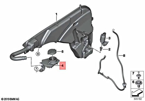 Genuine BMW X5 G05 G07 X5 30dX 40iX 50iX M50dX X7 SAV Filling Bowl ...