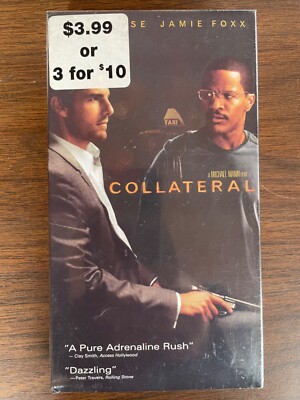 VHS Collateral 2004 Tom Cruise Jamie Foxx Brand New Sealed 678149173536 ...