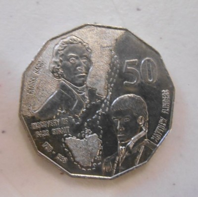 1998 50 cent 50c coin " BASS and FLINDERS " COMMEMORATIVE COIN | eBay ...