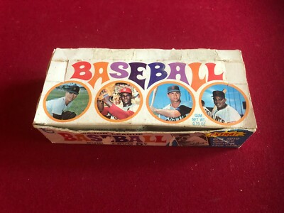 1969, "TOPPS", Baseball Card Display Box (Vintage / Scarce) Willie Mays ...