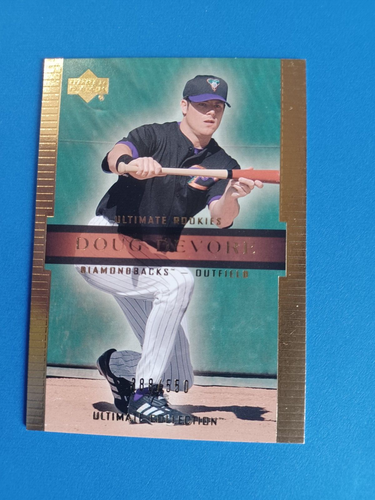 2002 ULTIMATE COLLECTON DOUG DEVORE #62 RC ROOKIE #/550 ARIZONA DIAMONDBACKS | eBay