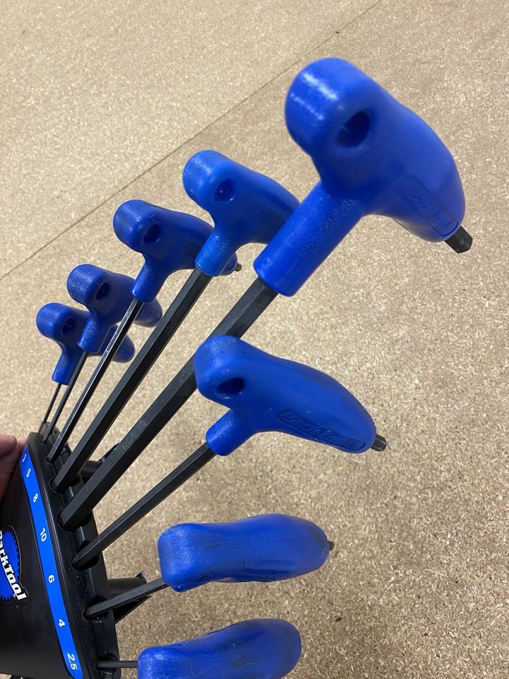 Park Tool PH-1.2 P-Handled Hex Wrench Set | eBay UK