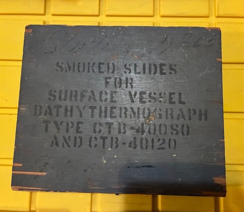 WWII WW2 USN Wood Slide Box for Surface Vessels | eBay