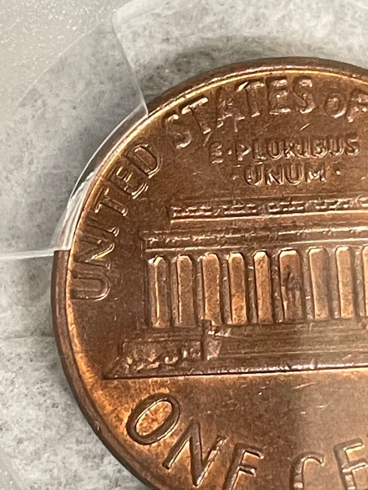 1969 S LINCOLN PCGS MS62 RB. WITH EXTRAORDINARY UNIQUE FEATURES BOTH ON ...