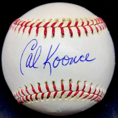 VARY RARE Cal Koonce (Died 1993) PSA/DNA Signed Baseball 1969 New York ...