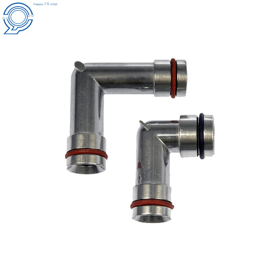47065HP Aluminum Heater Hose Elbows Upper Lower Fit For Chevy Pontiac ...