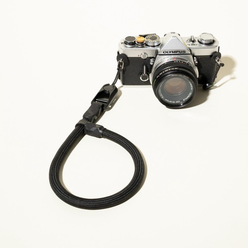 Black Adjustable Rope Camera Wrist Strap – w/ Peak Design Anchor ...