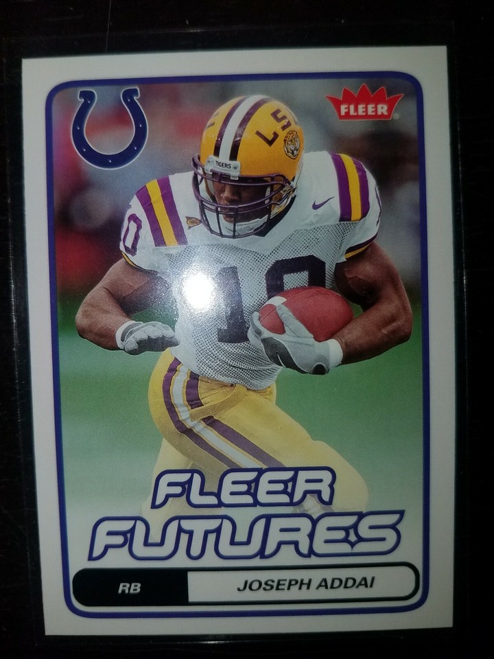 Football 3 card lot rookies Joseph addai lendale white special Charles ...