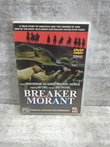 Breaker Morant (DVD, 1980) Region 4 9397710127297 | eBay