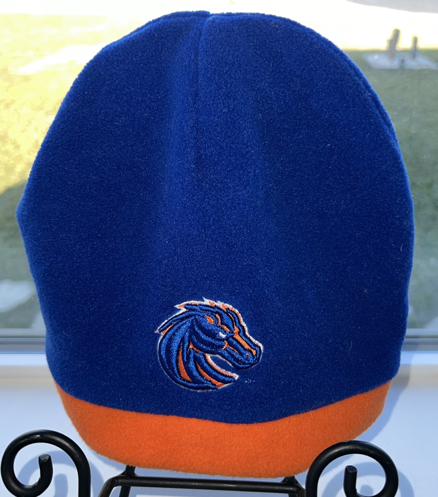 Boise State Broncos BSU Fleece Beanie One Size Fits All embroidered ...