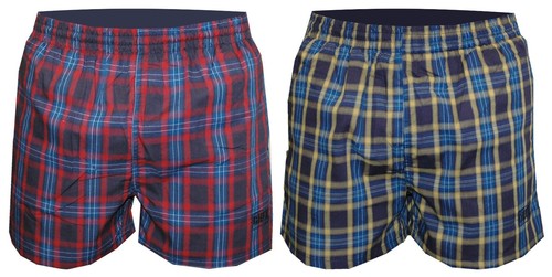 CHEX Amazon 6-8 9-11 Years Boys Tartan Swimming Shorts Mesh Lined Tie ...