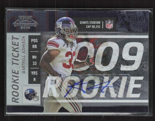 2009 Panini Contenders #165 Gartrell Johnson Auto | eBay
