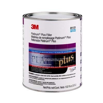 3M(TM) Platinum(TM) Plus Filler, 01131, 1 Gallon (US), 4 per case | eBay