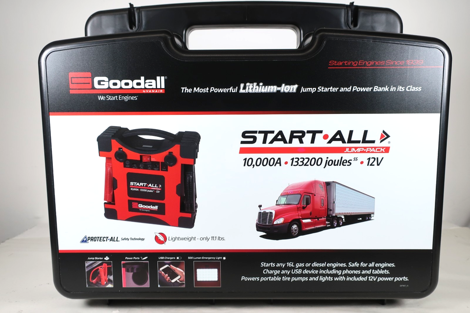 Goodall Start All Jump Pack 10,000A 12V GDL-JP-12-10000T Brand New/Same ...