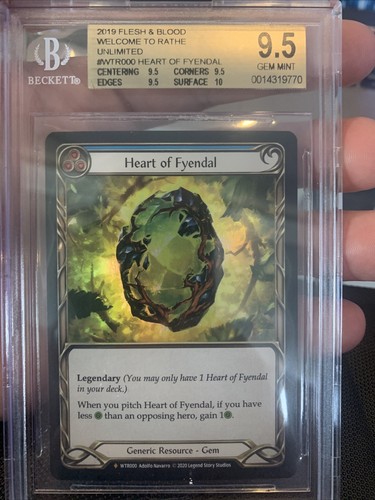 Heart of Fyendal BGS 9.5 Rainbow Foil Flesh and Blood Wtr Unlimited ...