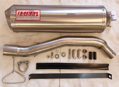 SUZUKI FREEWIND XF650 EXHAUST HARRIS WORKS SLIP ON ROAD LEGAL 1997/03 ...