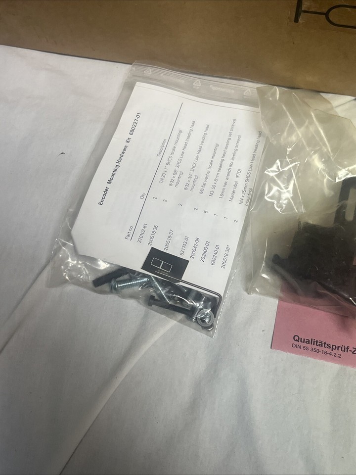 Acu-Rite SENC 150 Precision Glass Scale Linear Encoder Assembly 558125 ...