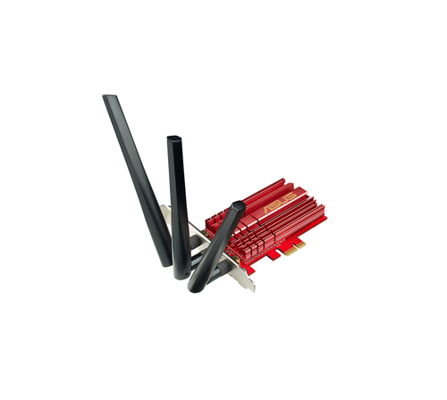ASUS PCE-AC68 802.11ac Dual-band Wireless-AC1900 PCI-E Adapter with ...