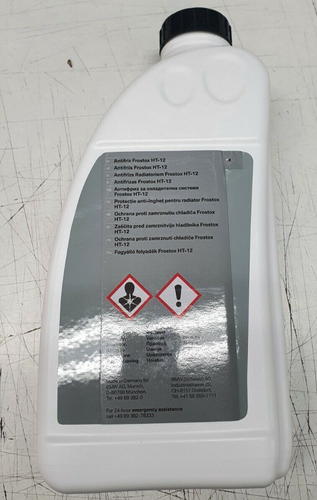 BMW Genuine GREEN Antifreeze Agent Frostox HT-12 1ltr 83195A42DF3 for ...