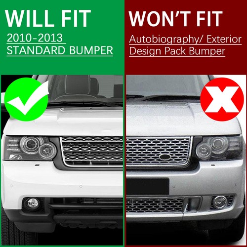 FRONT GRILLE WITH NOBLE MESH FOR 2009-2012 LAND ROVER RANGE ROVER L322 ...