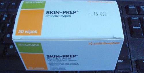 Skin Prep protective wipes box of 50 Smith & Nephew 420400 ostomy | eBay