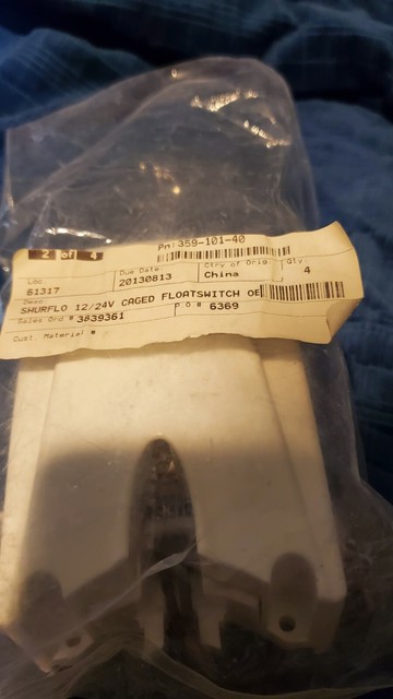 Shurflo 12/24VDC Float Bilge Switch Part# 359-101-40 for sale online | eBay