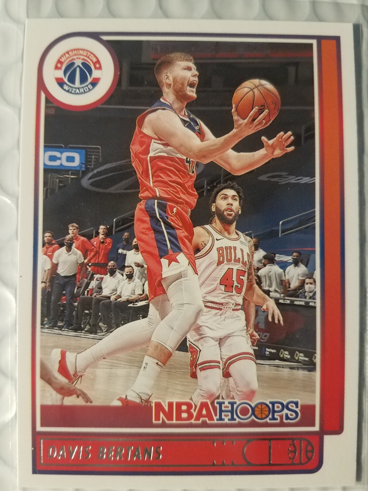DAVIS BERTANS WASHINGTON WIZARDS 2021-22 Panini BASKETBALL NBA Hoops ...