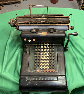 Cash Register, Adding Machines - Crank Adding Machine