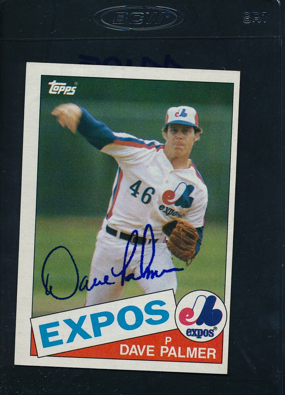 1985 Topps #526 Dave Palmer Expos Signed Auto *44195 | eBay