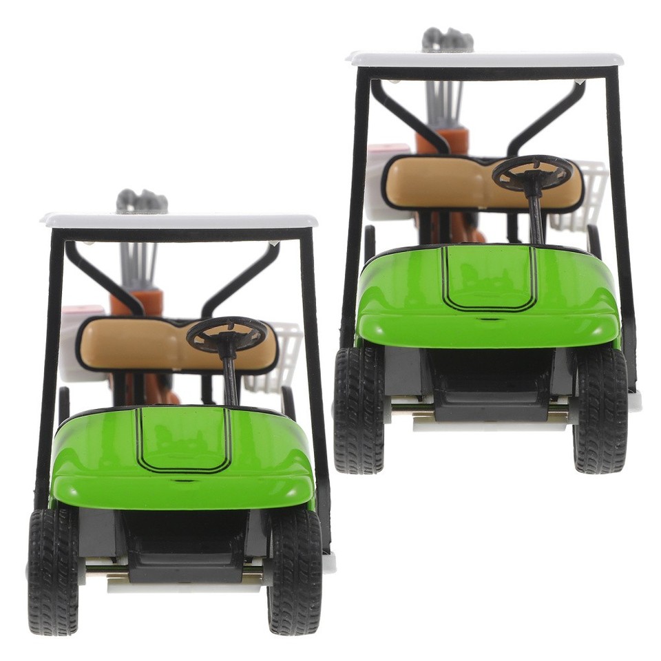 2 Pcs Diecast Collector Accessories Fiesta Party Golf Cart Decoration ...