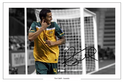 TIM CAHILL AUSTRALIA SOCCER SIGNED AUTOGRAPH PHOTO PRINT POSTER | eBay
