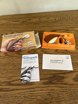 As Seen on TV ~The Original RONCO Buttoneer 2 Fastening System ~ w/ Box ...