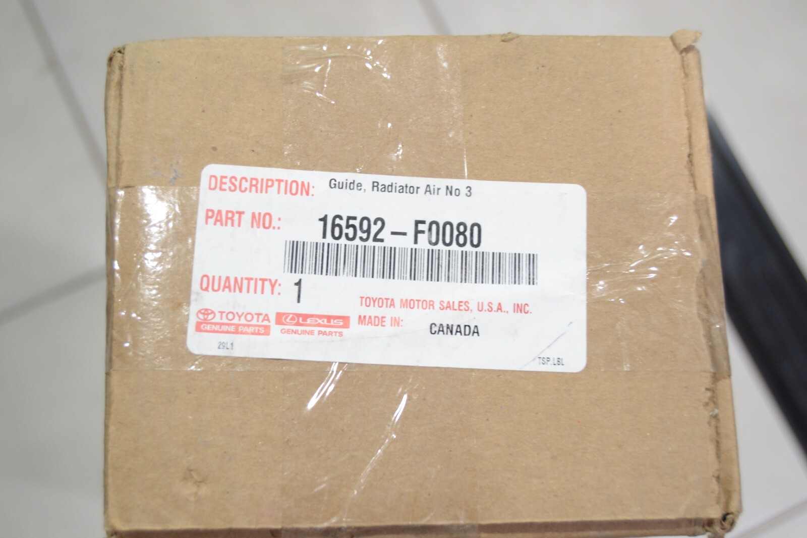 Genuine Toyota Lower Guide 16592-f0080 for sale online | eBay