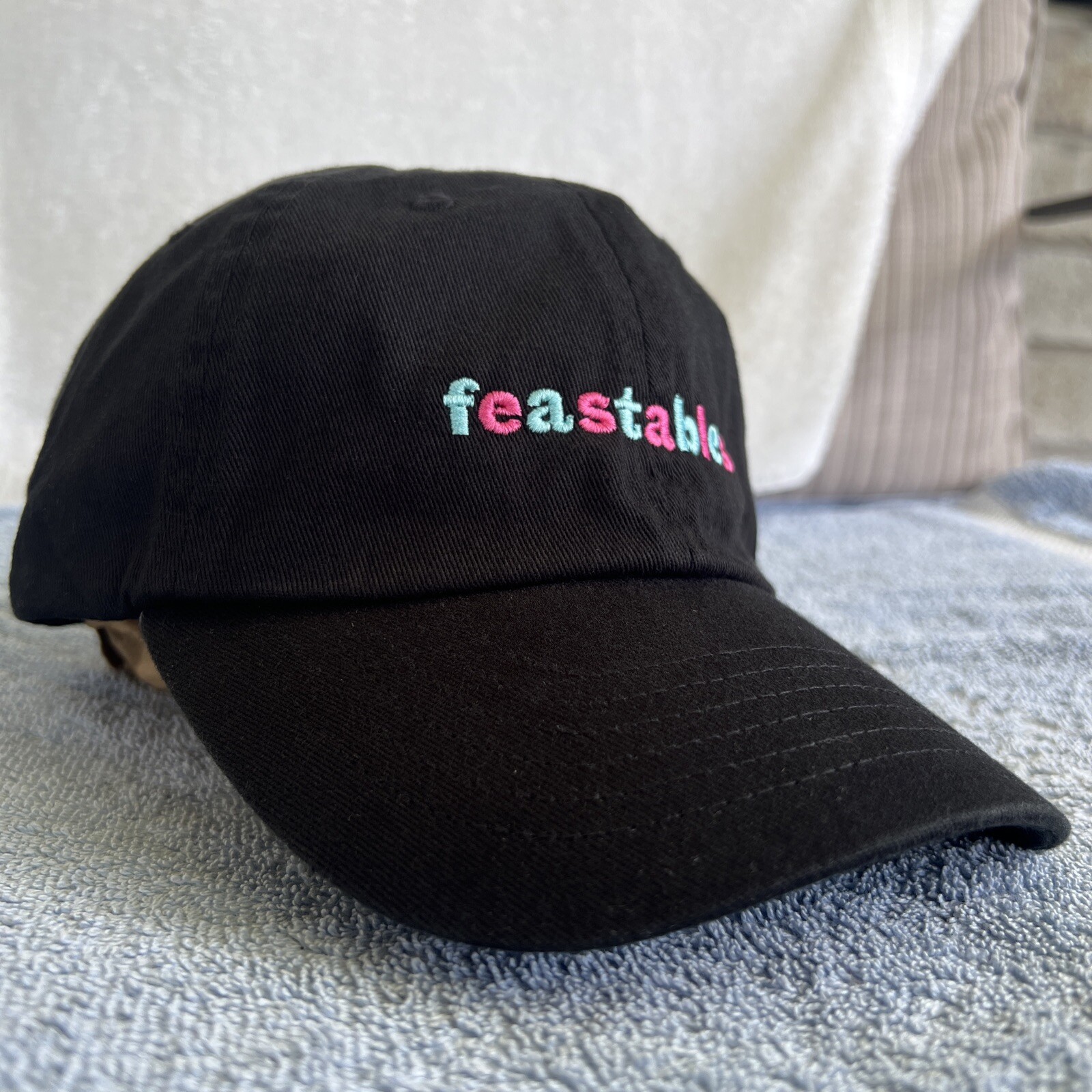 Mr. Beast FEASTABLES Adult Hat Black Adjustable Choco… - Gem