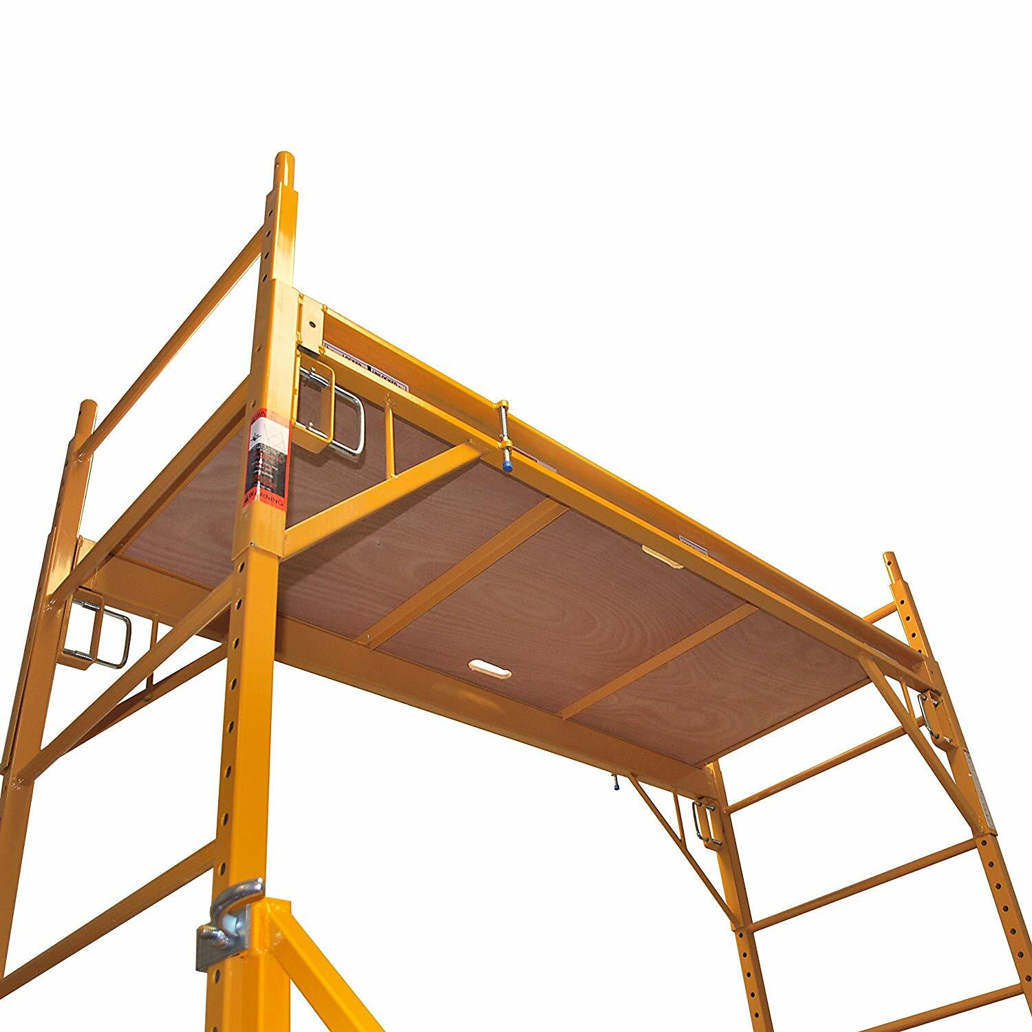 18FT BAKER PERRY STYLE SCAFFOLD W / GUARD & OUTRIGGERS 844699042930| eBay