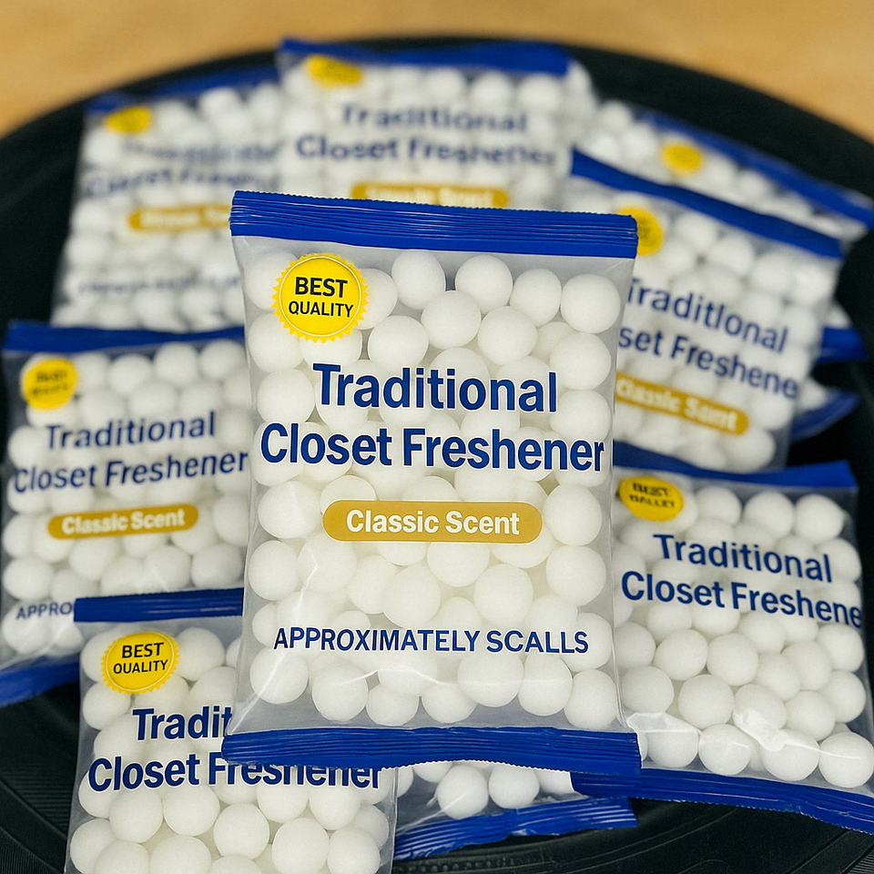 50/100/200/400 Classic Scent Closet Freshener Balls Sealed Storage ...